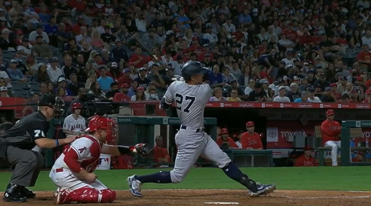 Ran Out Bullets. LA Angels 8 NY 7 - Yankee.Blue