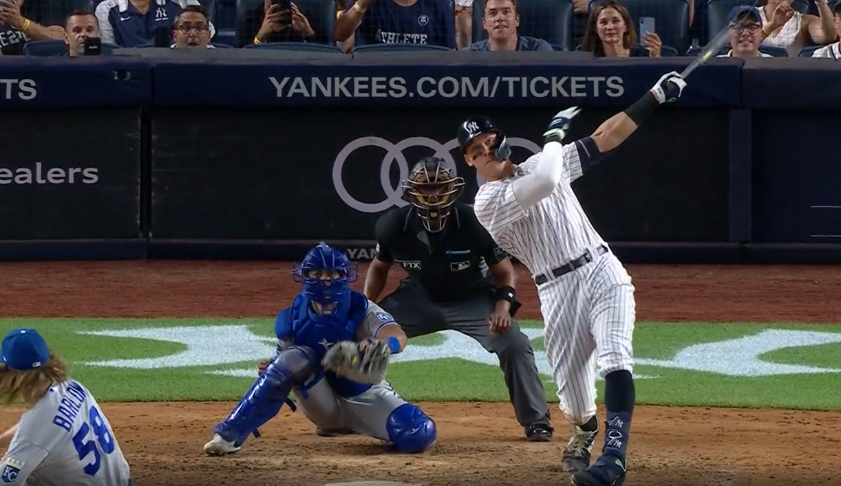 Aaron Judge Homer Walks It Off! NY 1 KC 0 - Yankee.Blue