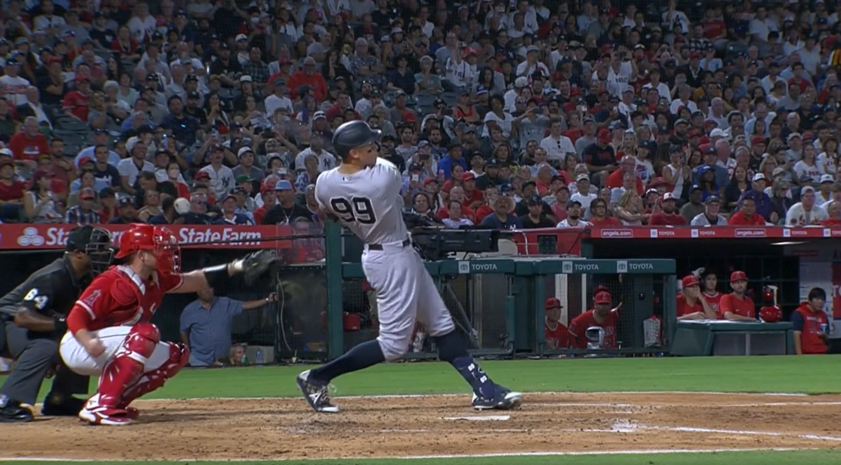 Judge Hits 51st. Yanks Win Easy. NY 7 LA Angels 4 – Yankee.Blue