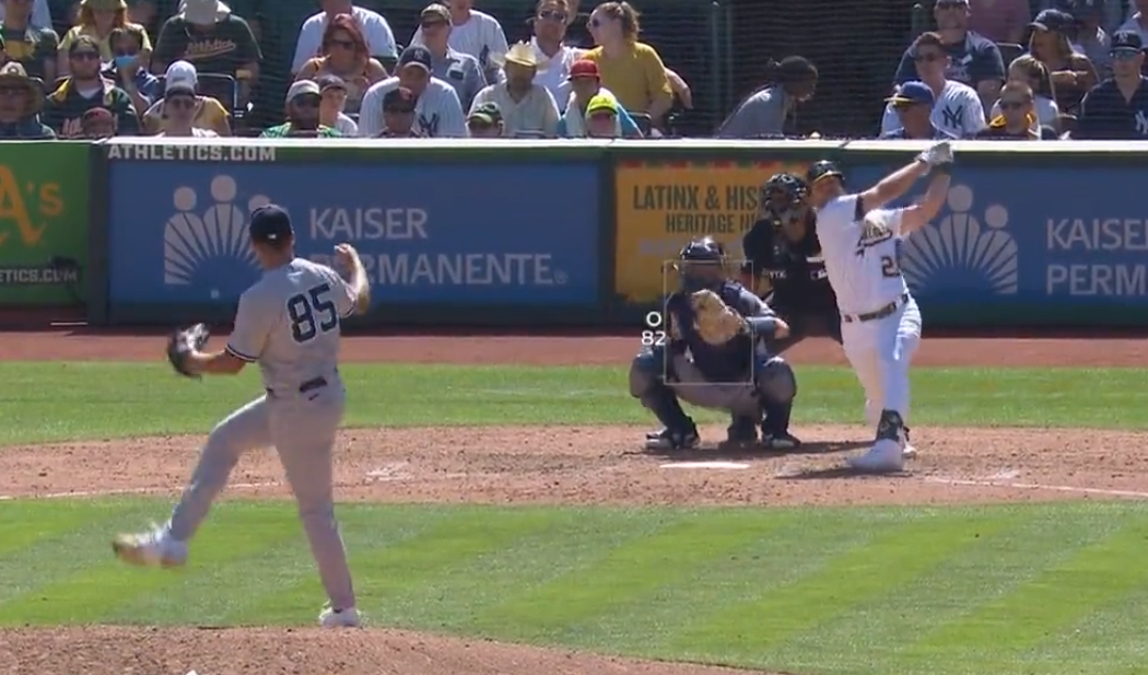 At Least Greg Weissert Pitched Well. Oakland 4 NY 1 - Yankee.Blue