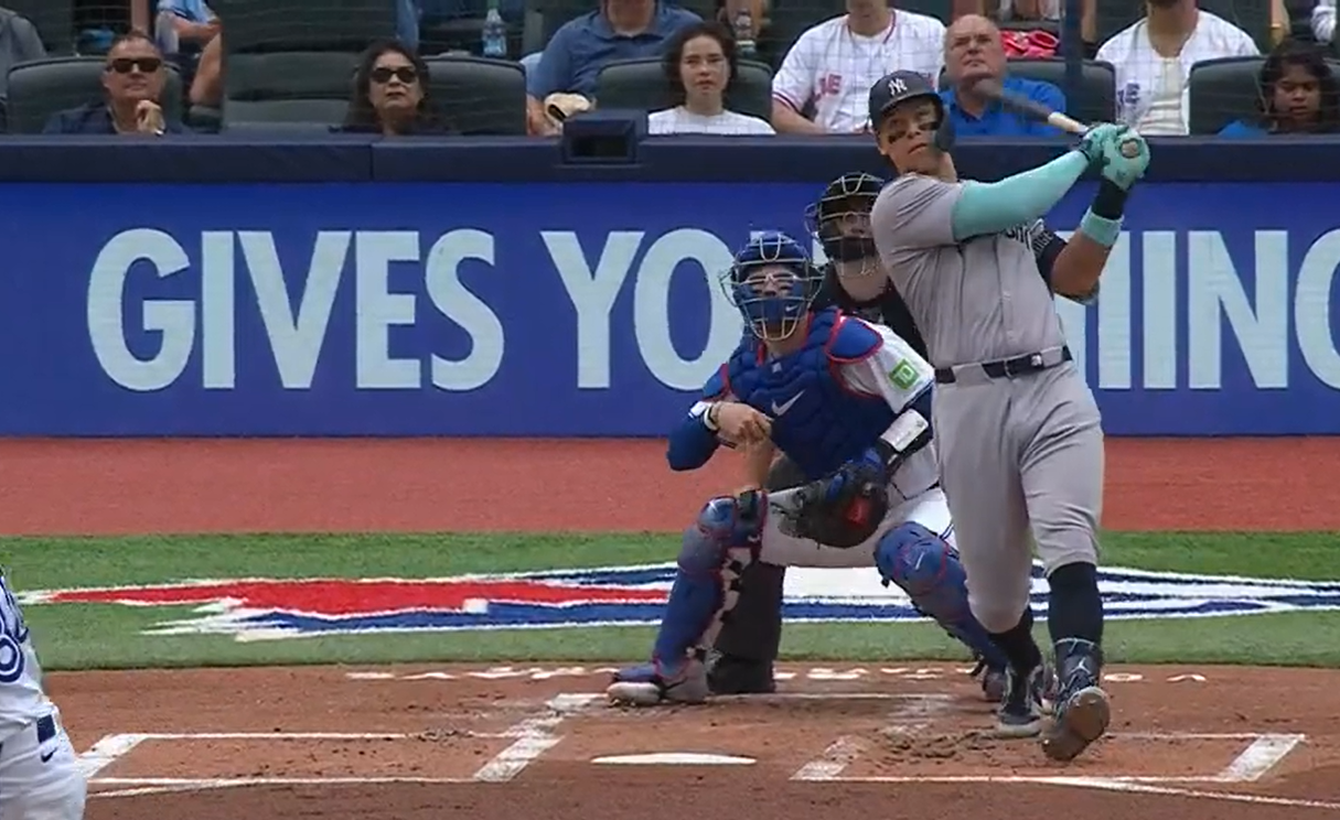 Judge & Cole & Fun for All. NY 8 Toronto 1 - Yankee.Blue