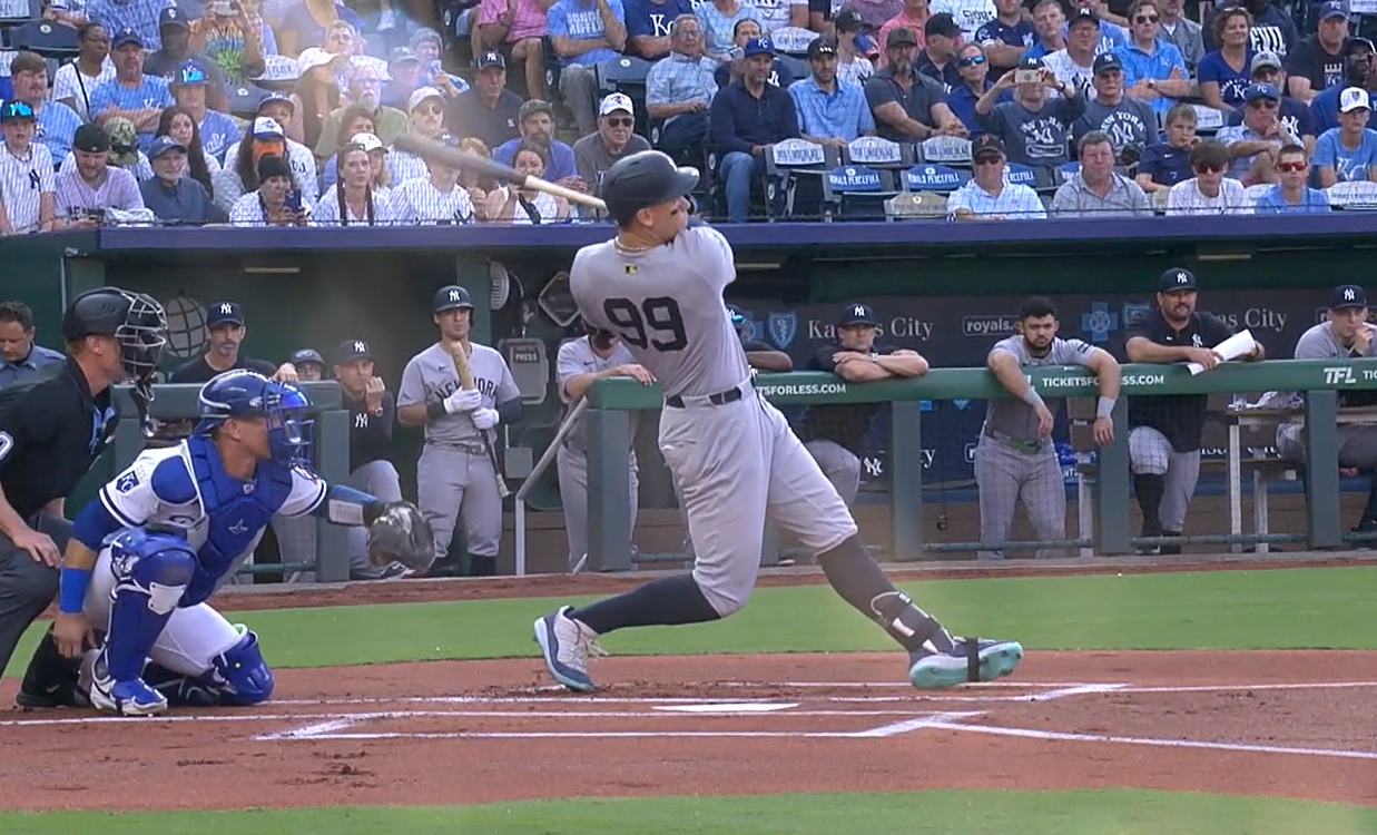 Judge MOON SHOT & Wells 5 RBI's Grease 'Em for Fried. NY 10 KC 2 ...